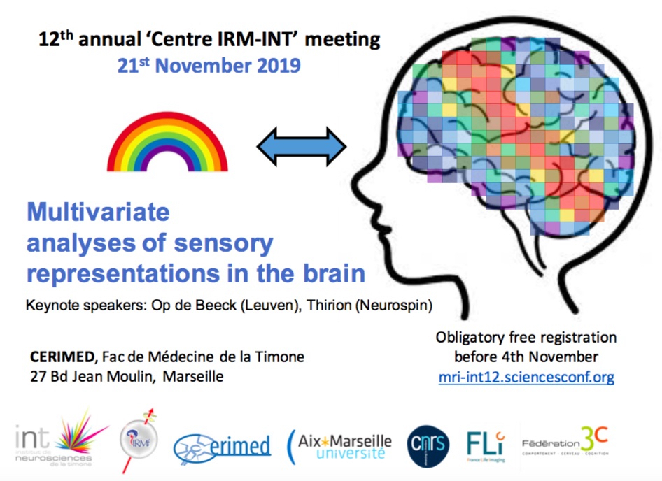 Journée scientifique 21 novembre 2019 – Centre IRM – INT